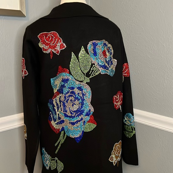 Sioni | Sweaters | Nwt Sioni Embellished Cardigan Shacket | Poshmark